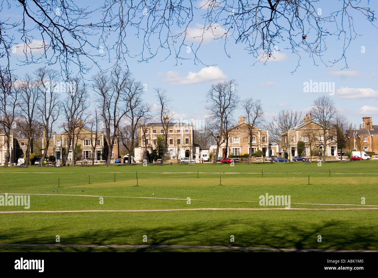 Richmond Green in springtime Stock Photo - Alamy