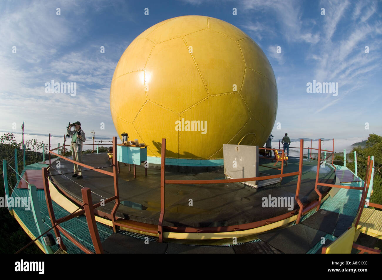 Viewing platform at Canopy Tower Lodge Soberiana National Park Panama ...