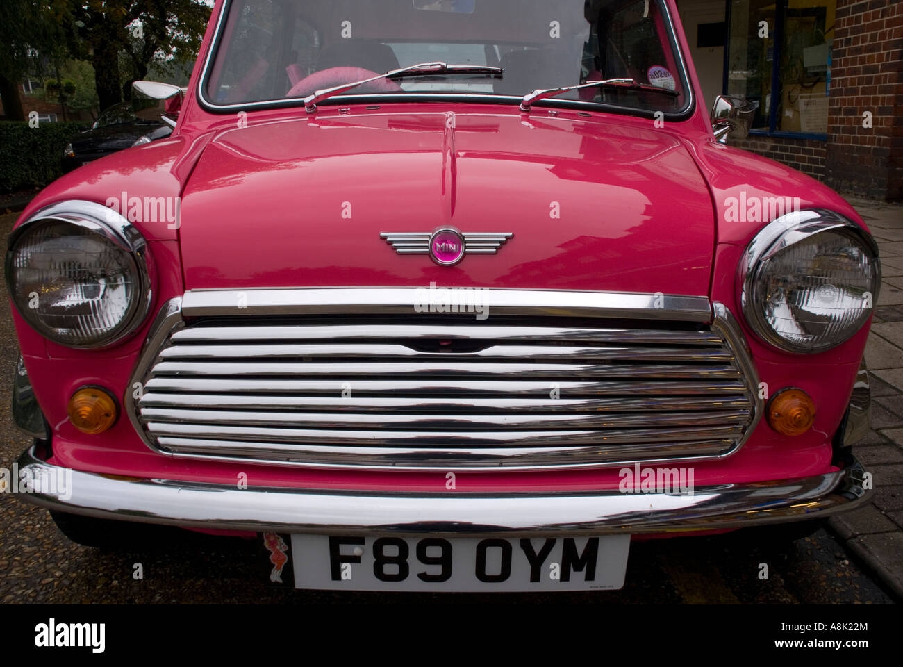 pink mini car leyland Stock Photo - Alamy