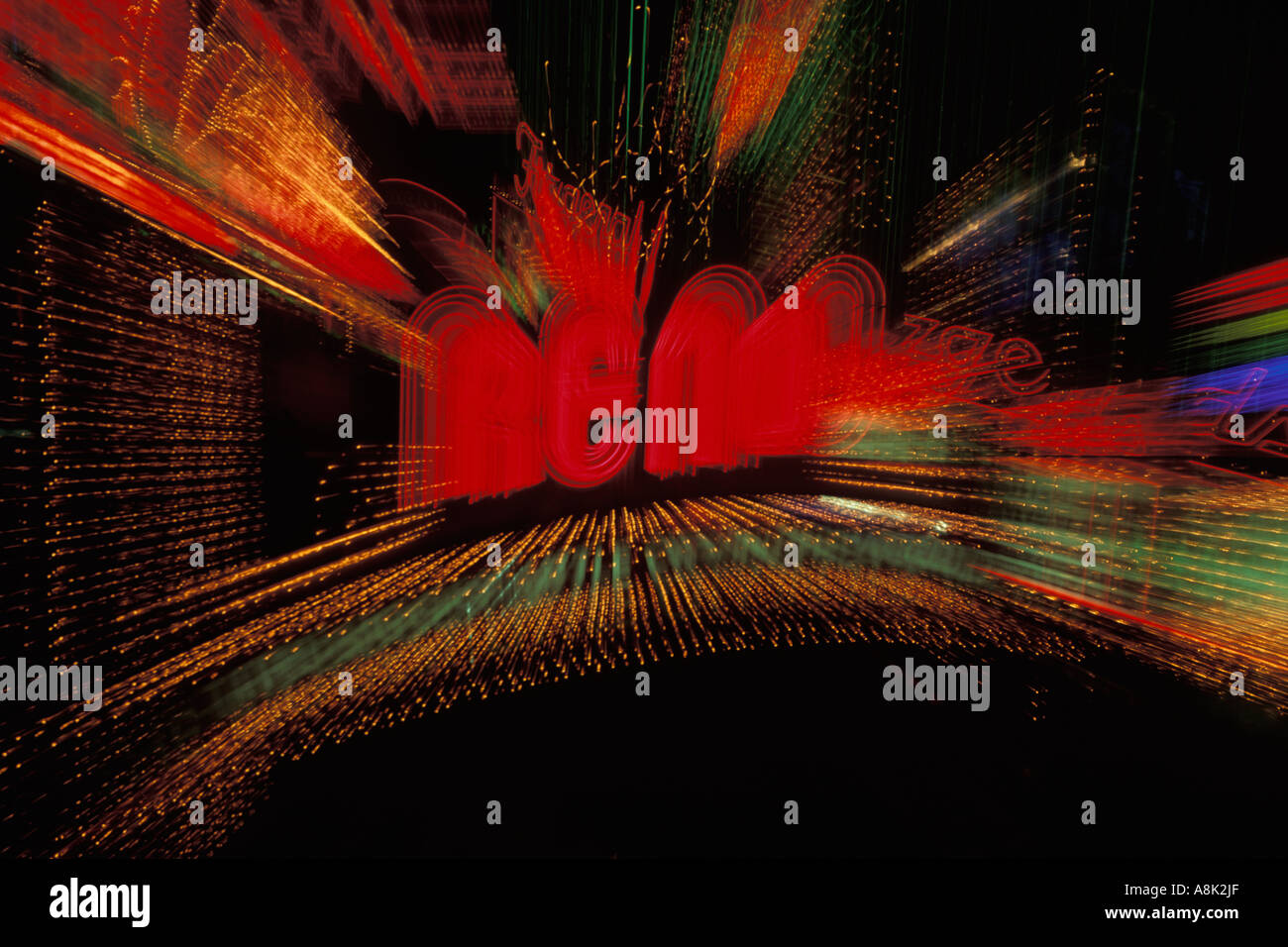 Nevada, Reno, Reno Arch Stock Photo - Alamy