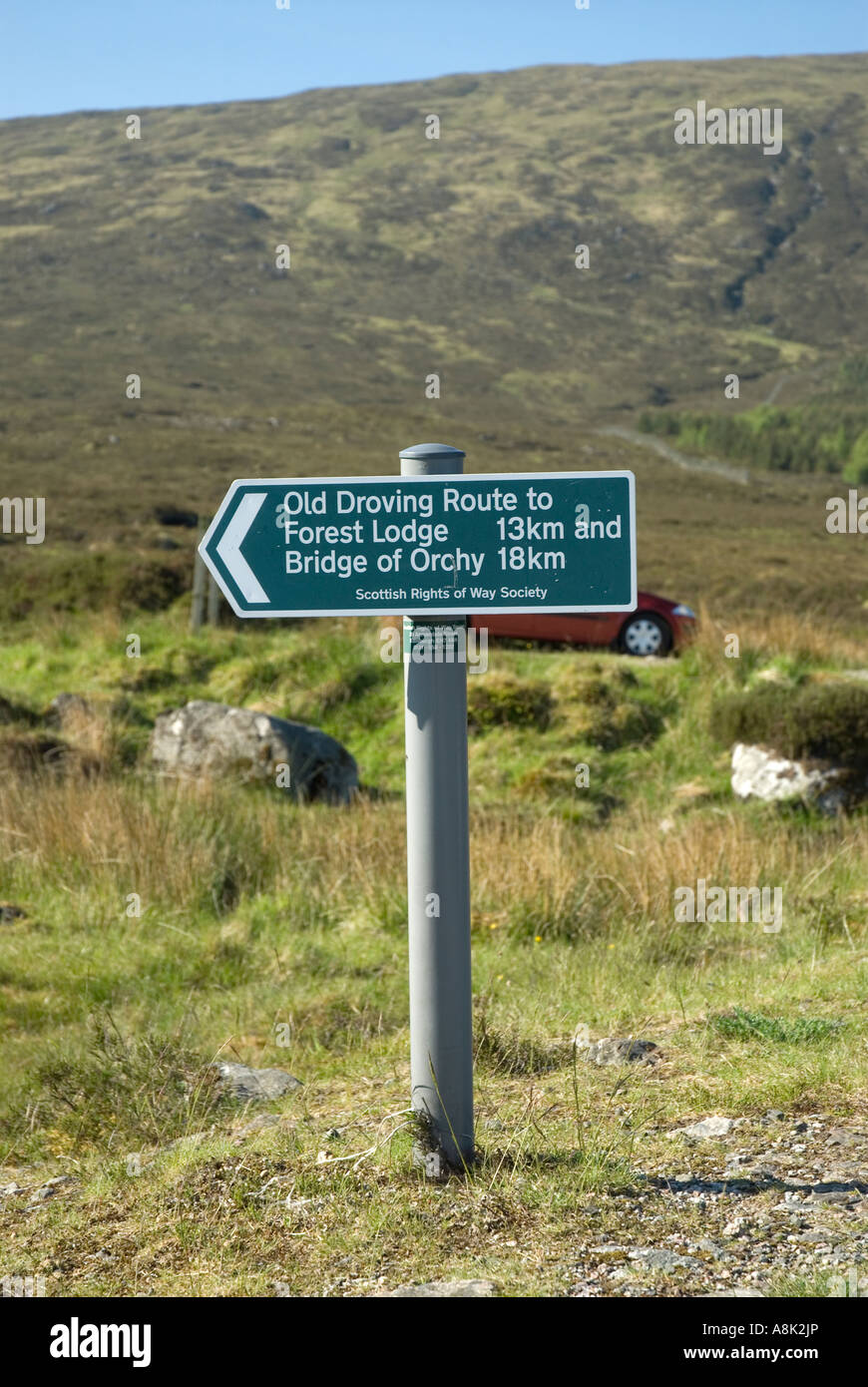 West highland way sign hi-res stock photography and images - Alamy