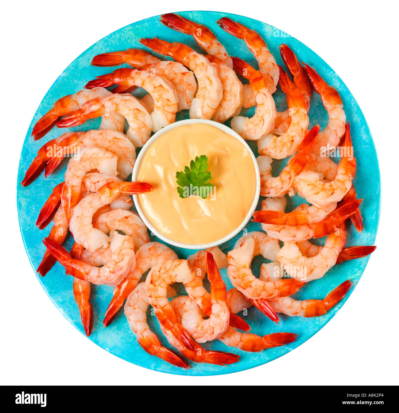 KING PRAWN / SHRIMP PLATTER CUT OUT Stock Photo - Alamy