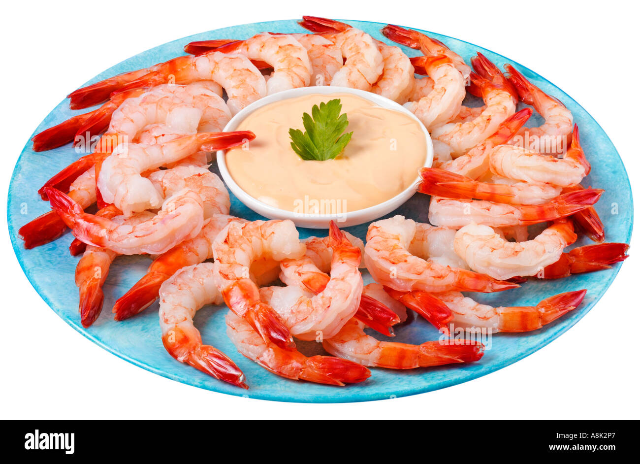 KING PRAWN / SHRIMP PLATTER CUT OUT Stock Photo - Alamy