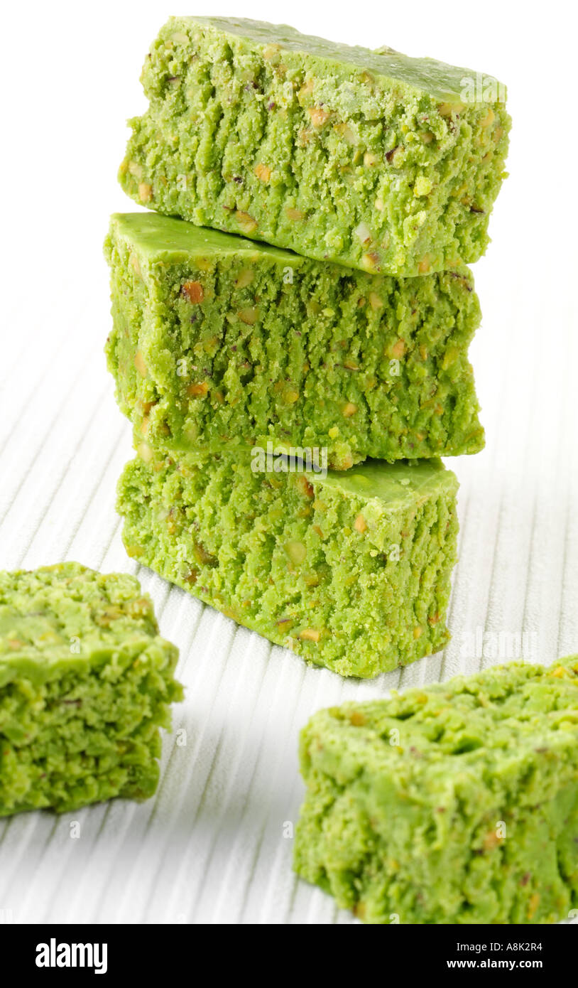 Indian pistachio barfi hi-res stock photography and images - Alamy