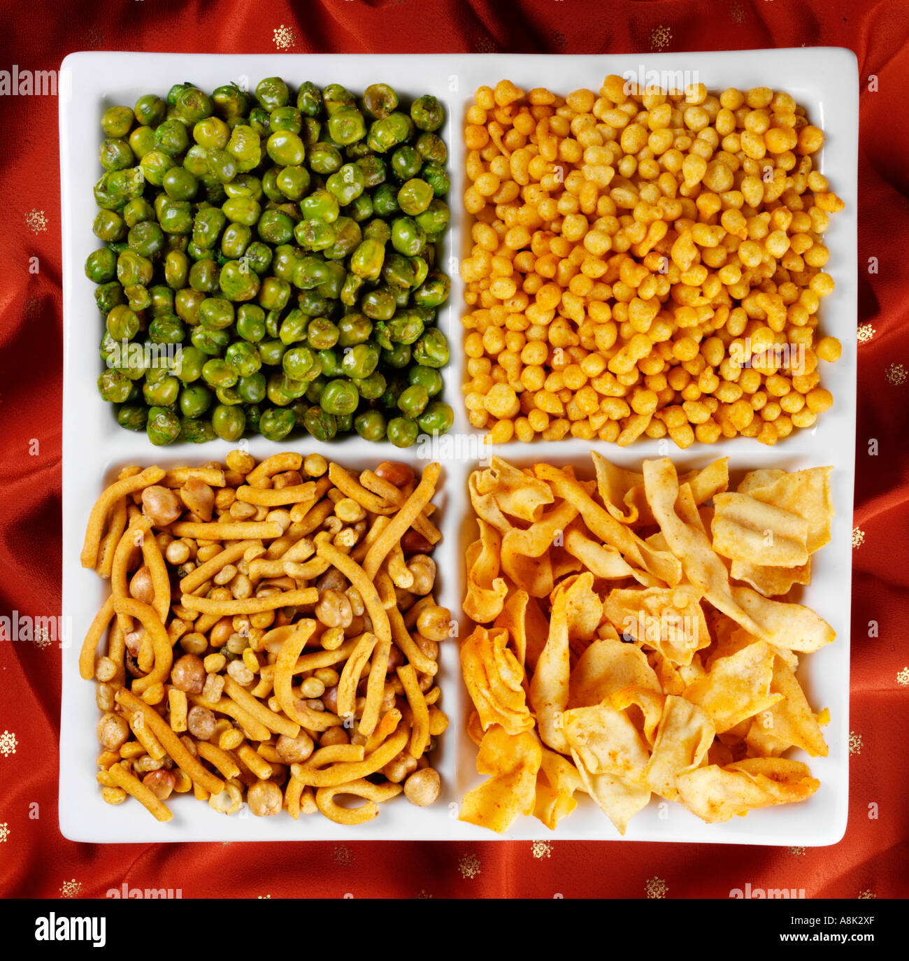 INDIAN SNACK SELECTION Stock Photo - Alamy