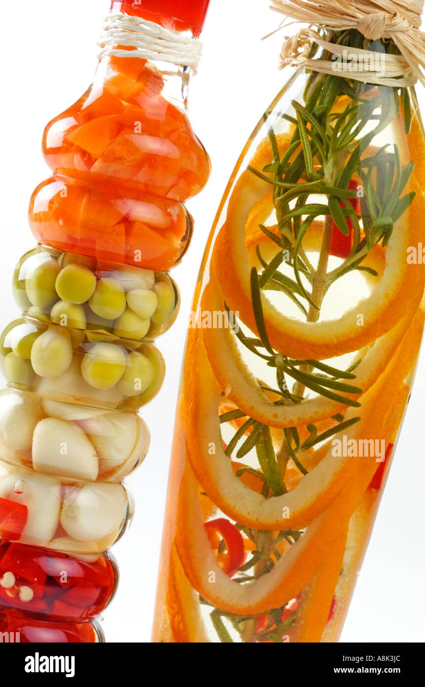 BOTTLED VEGETABLE PRESERVES Stock Photo - Alamy