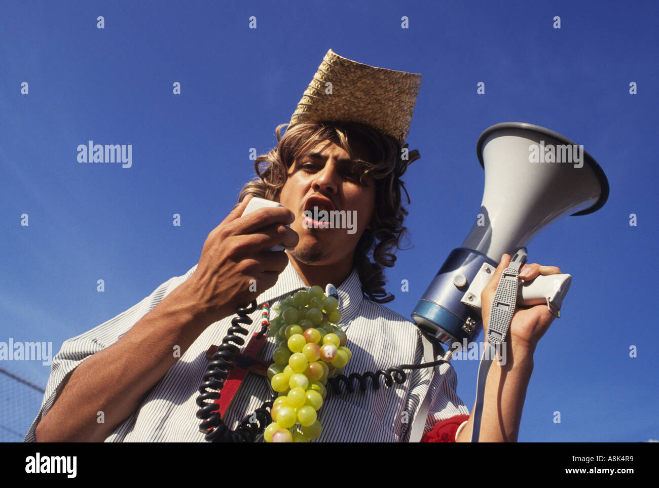 A Latino activist and hip hop artist named Machete performs with Teatro ...