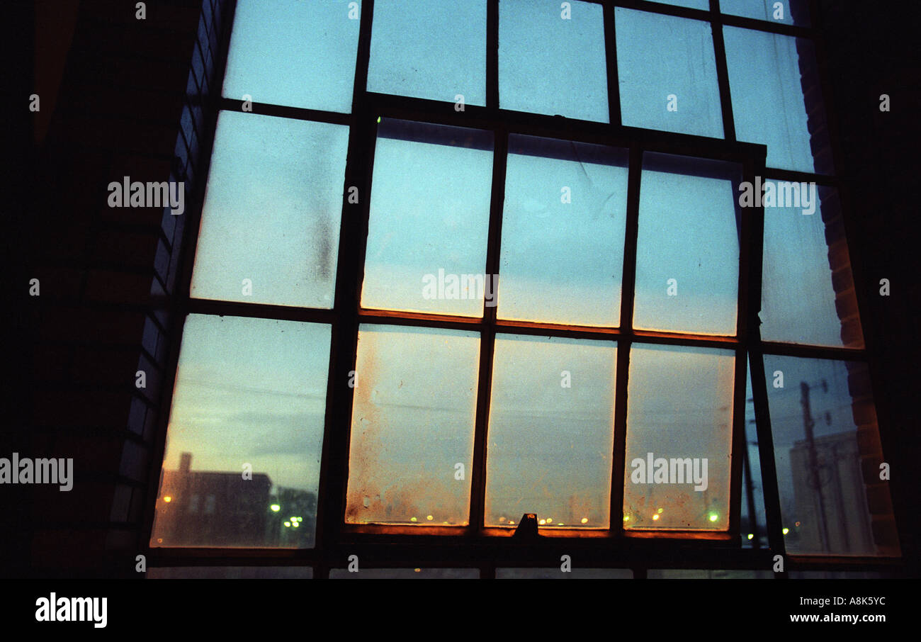 Window in downtown Indianapolis Stock Photo - Alamy