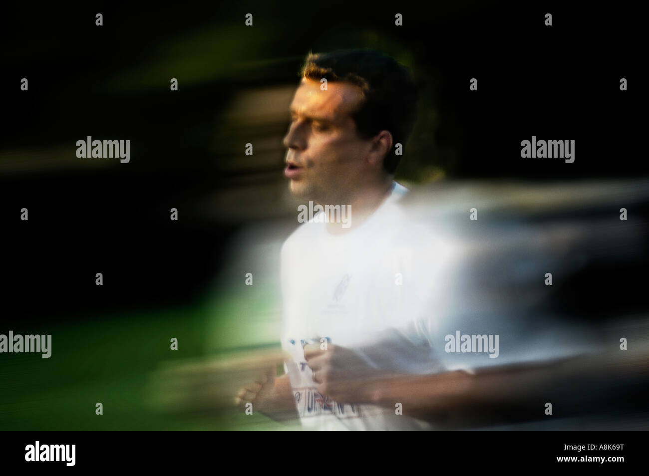 blurred man running Stock Photo - Alamy