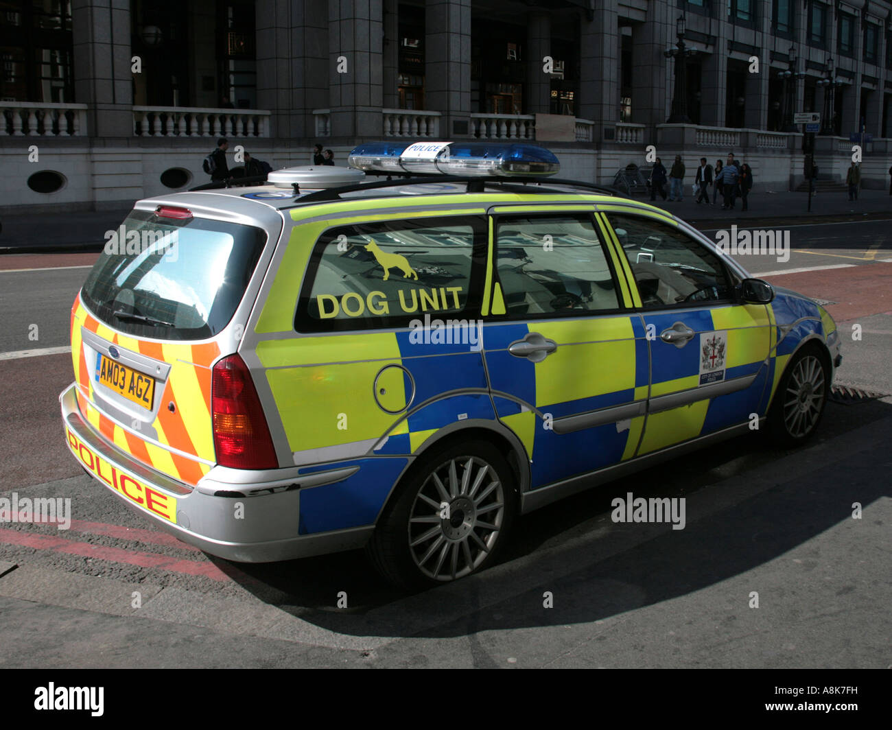 A police mobile dog unit Stock Photo - Alamy