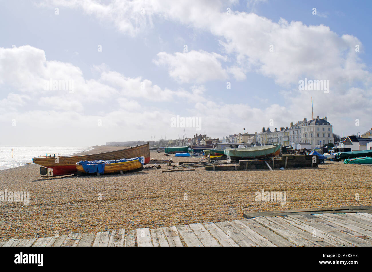Walmer beach Kent coast UK Stock Photo - Alamy