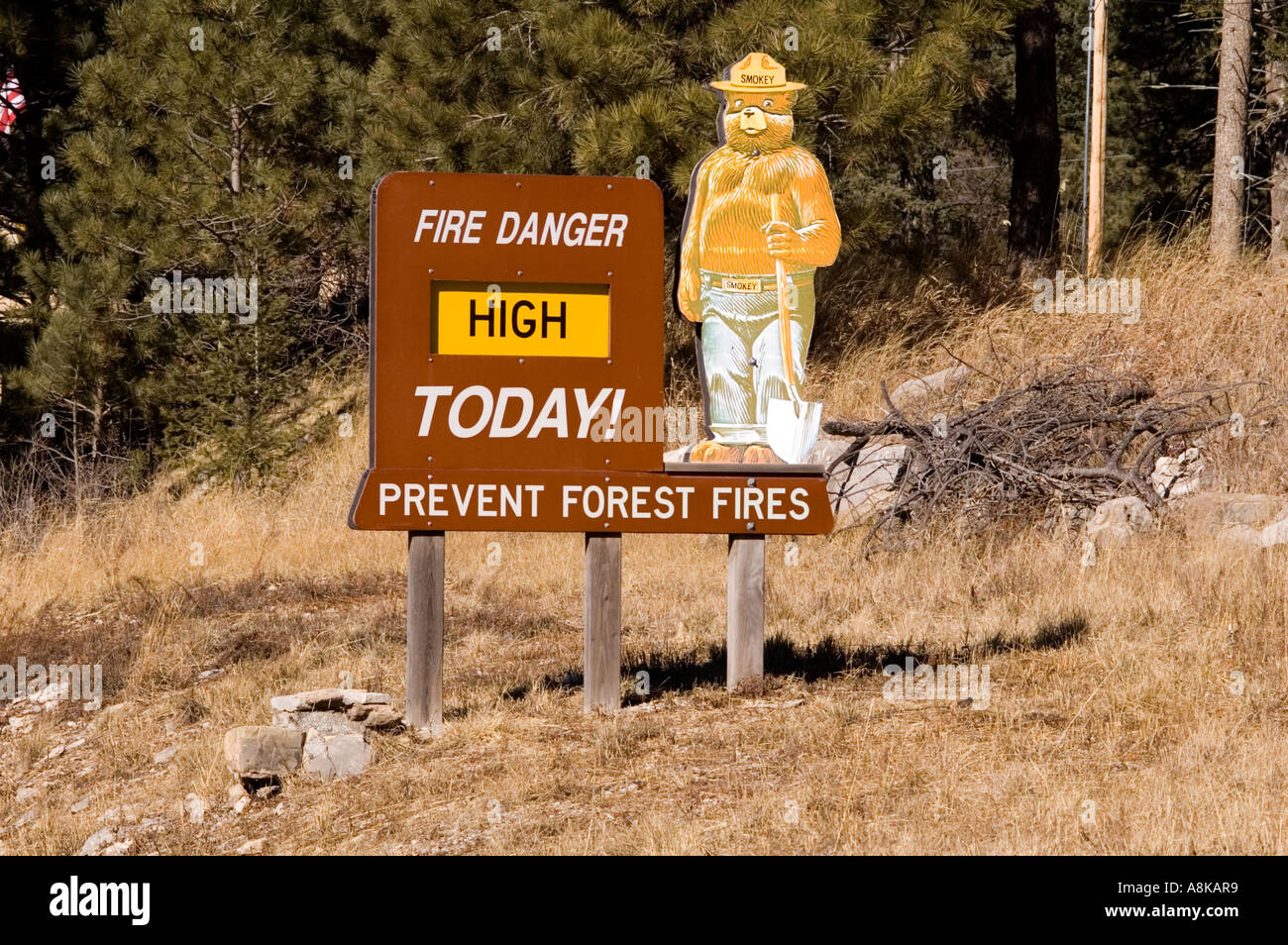 Smokey Bear Fire Warning High Resolution Stock Photography and Images ...