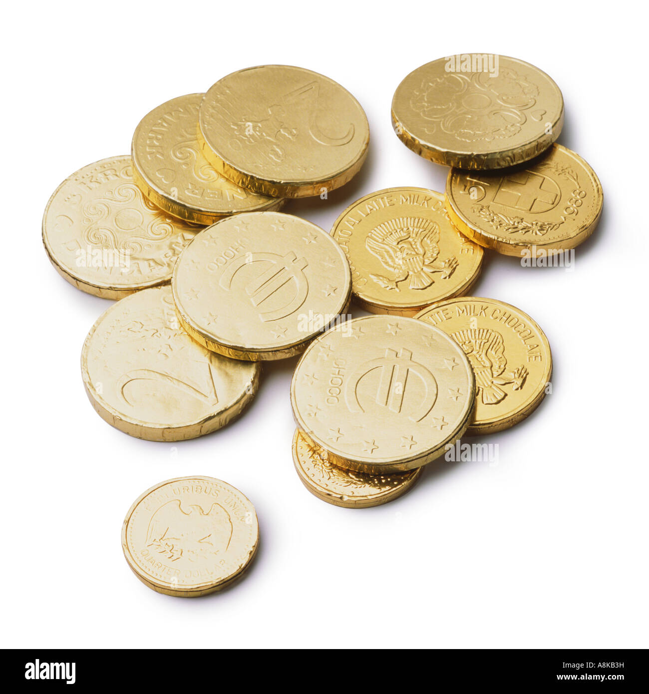 Fake coins hi-res stock photography and images - Alamy