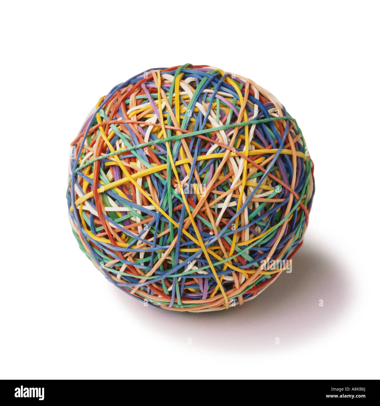 Coloured elastic band Cut Out Stock Images & Pictures - Alamy