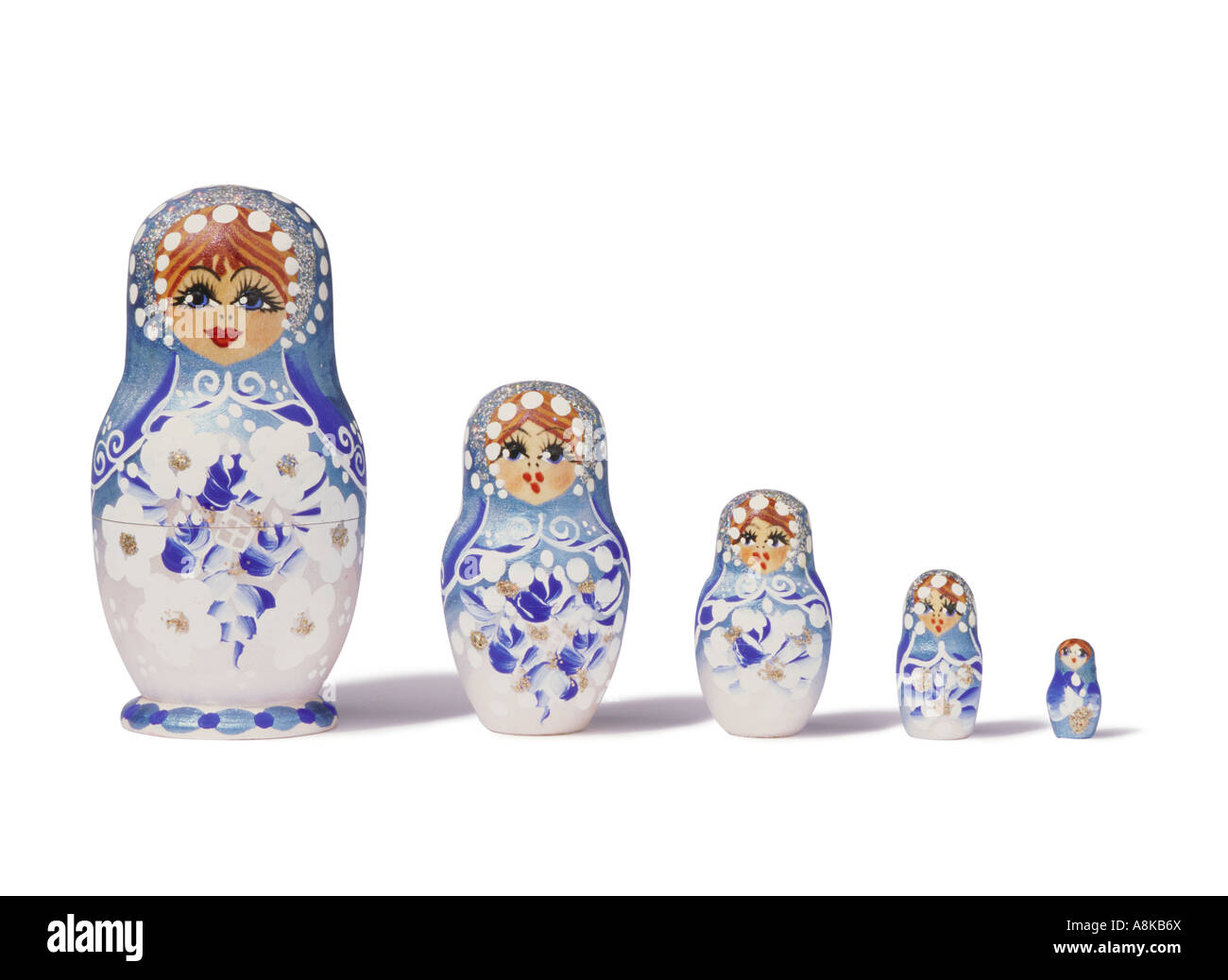 A set of Russian dolls Stock Photo - Alamy