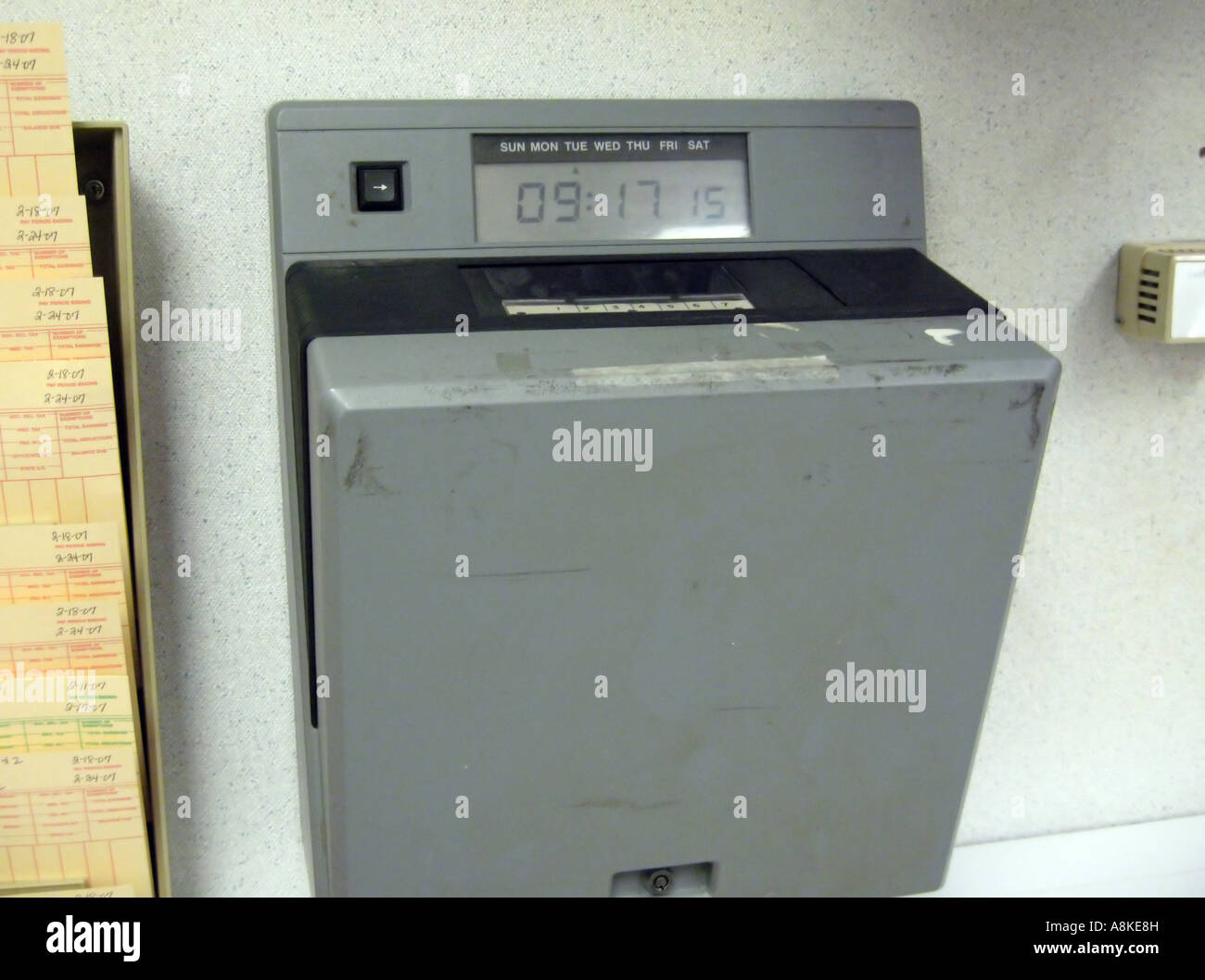 Timecards hi-res stock photography and images - Alamy