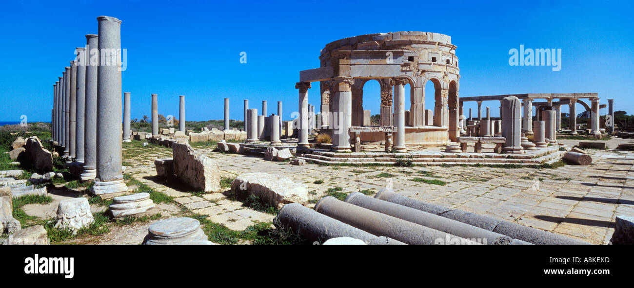 The Marketplace at Leptis Magna in Libya where Leptis farmers and ...