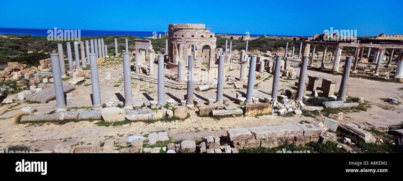 The Marketplace at Leptis Magna in Libya where Leptis farmers and ...
