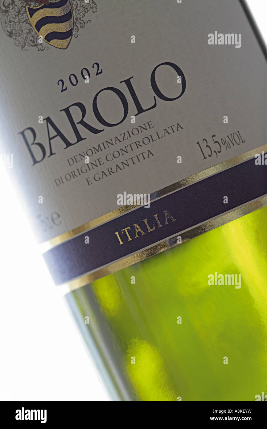 Barolo wine label hi-res stock photography and images - Alamy
