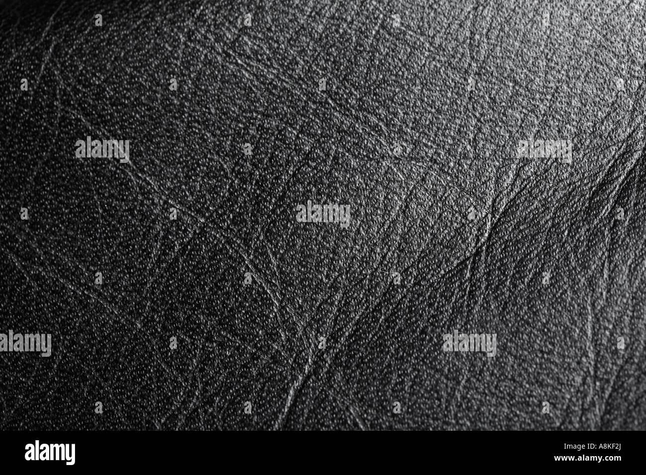 Black leather surface with wrinkles background texture pattern full ...