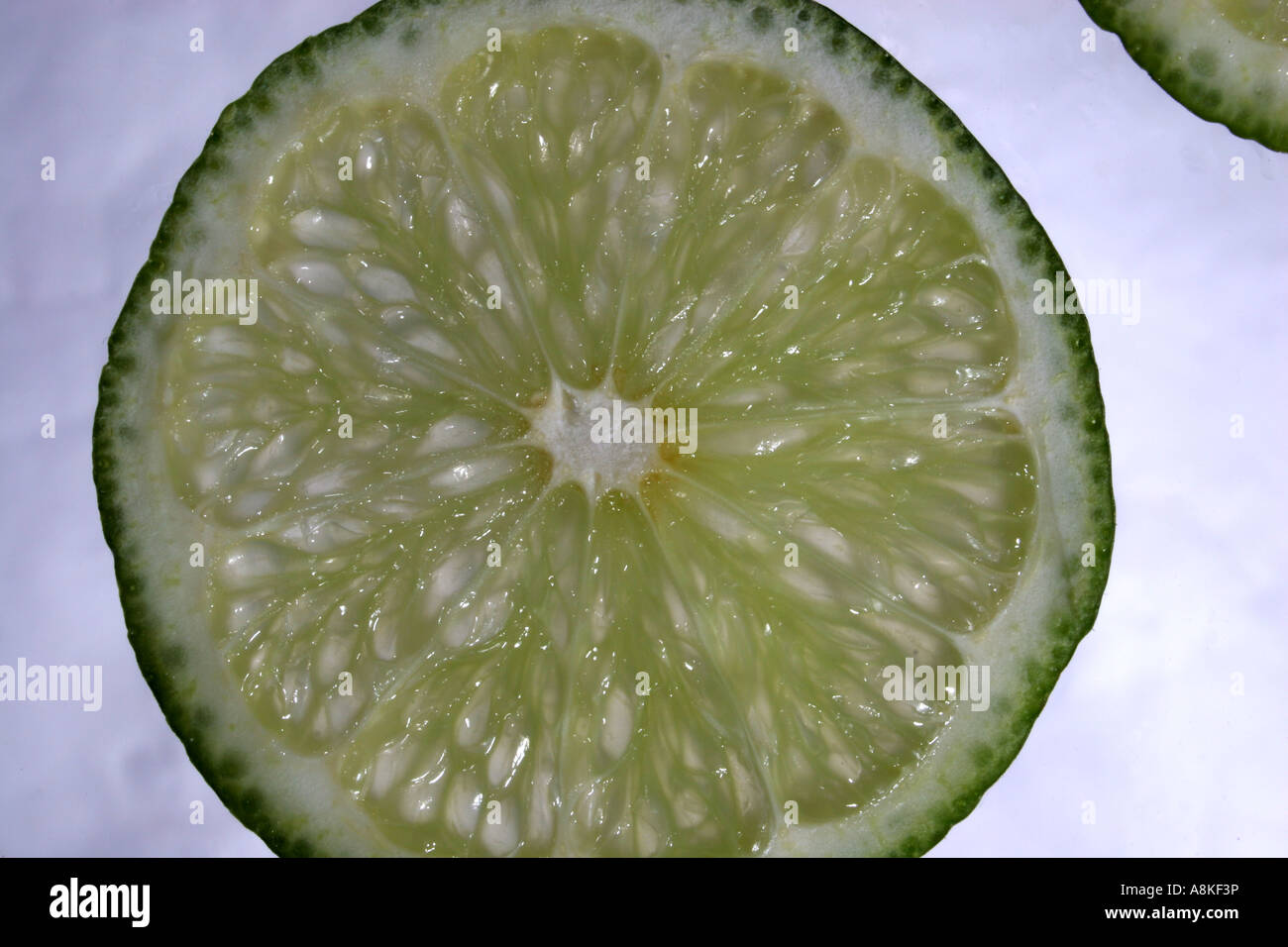 Slice of Lime Stock Photo - Alamy