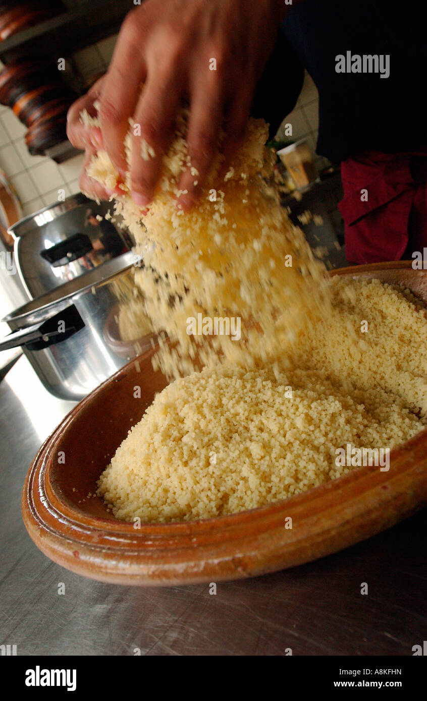 Preparing couscous hi-res stock photography and images - Alamy