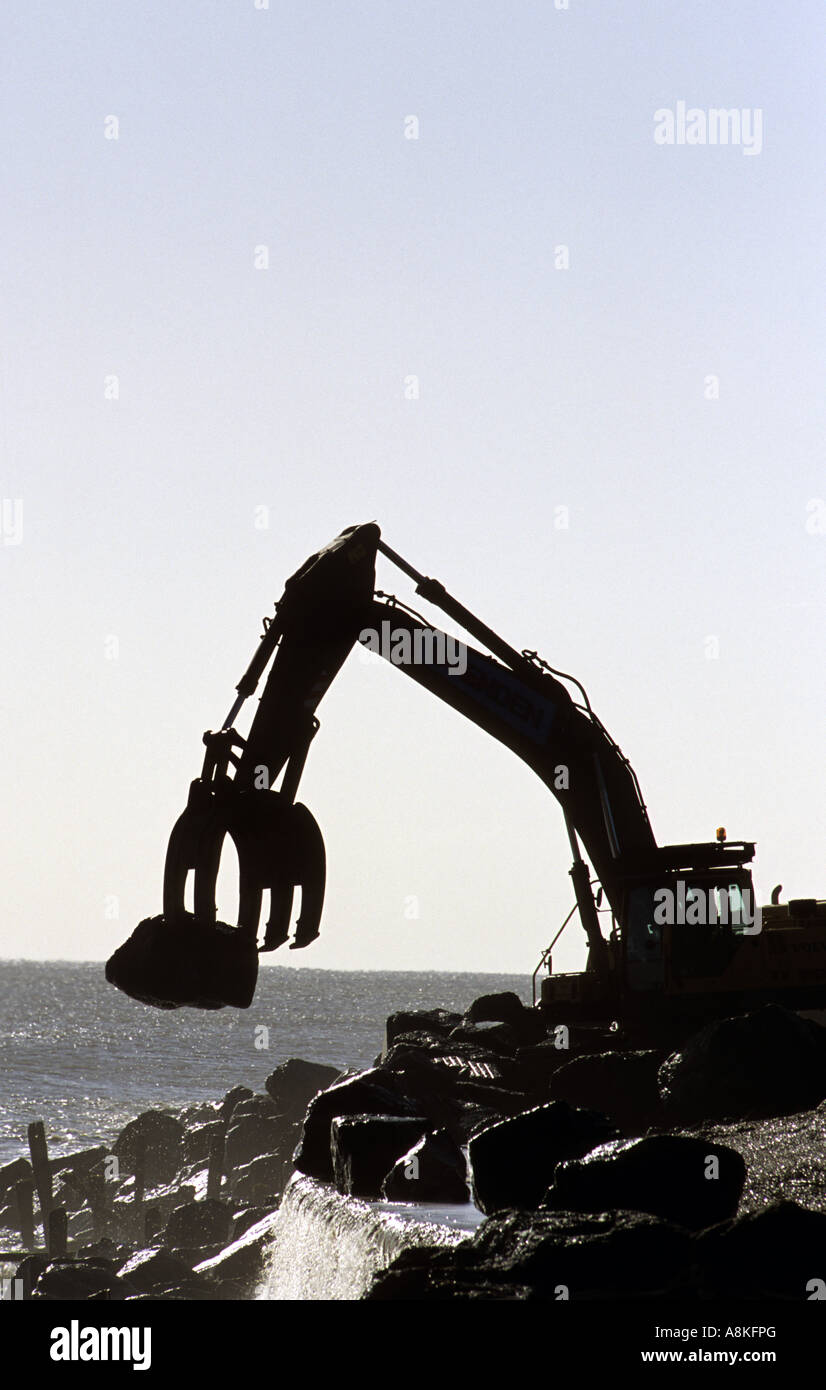 Rock armour coastal defence hi-res stock photography and images - Alamy
