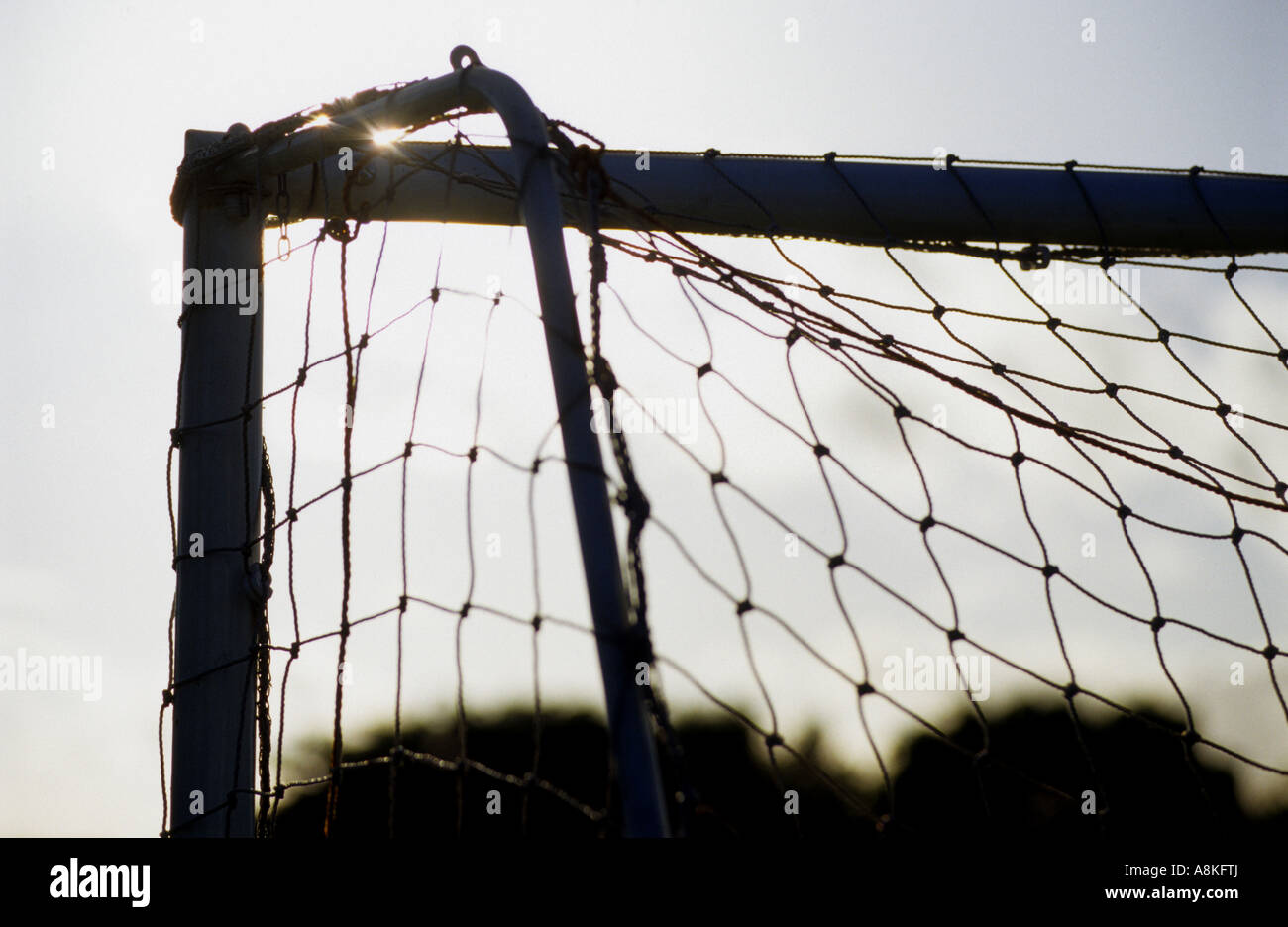Football nets hi-res stock photography and images - Alamy