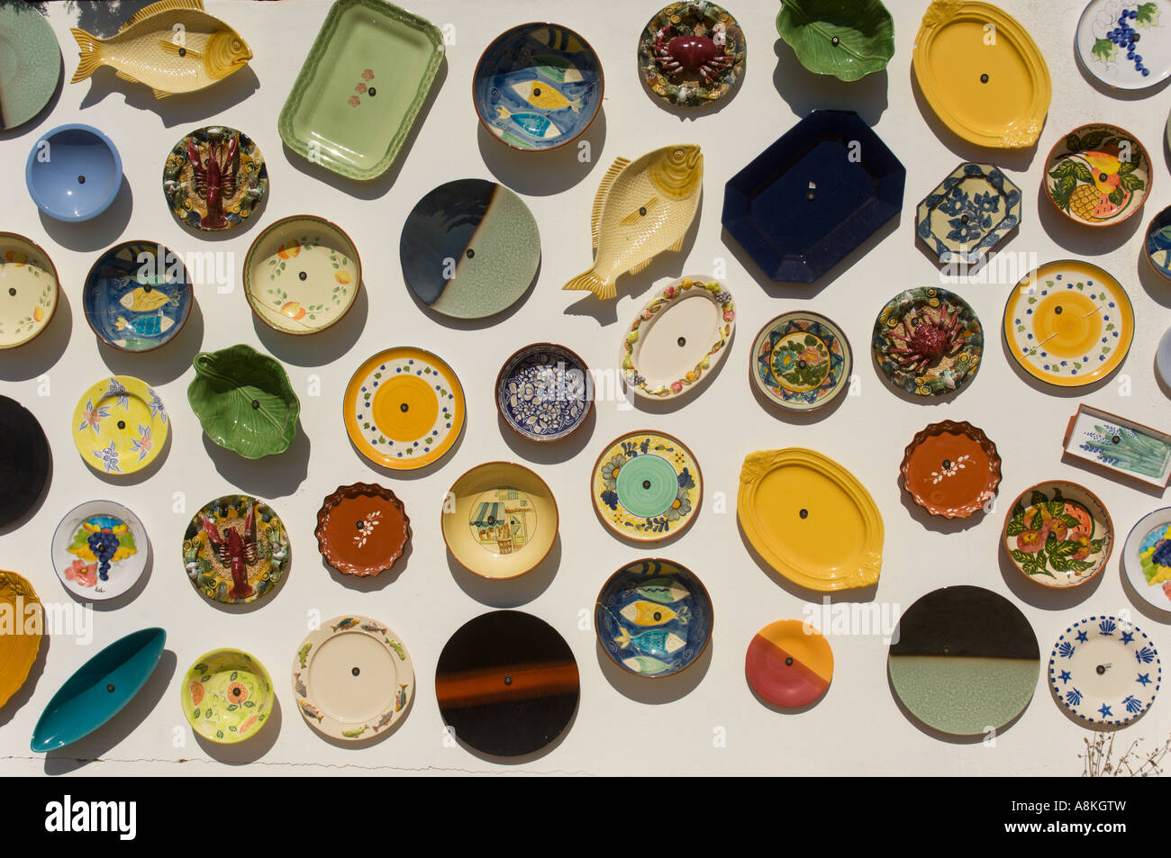 Ceramic pottery Algarve Portugal Stock Photo - Alamy
