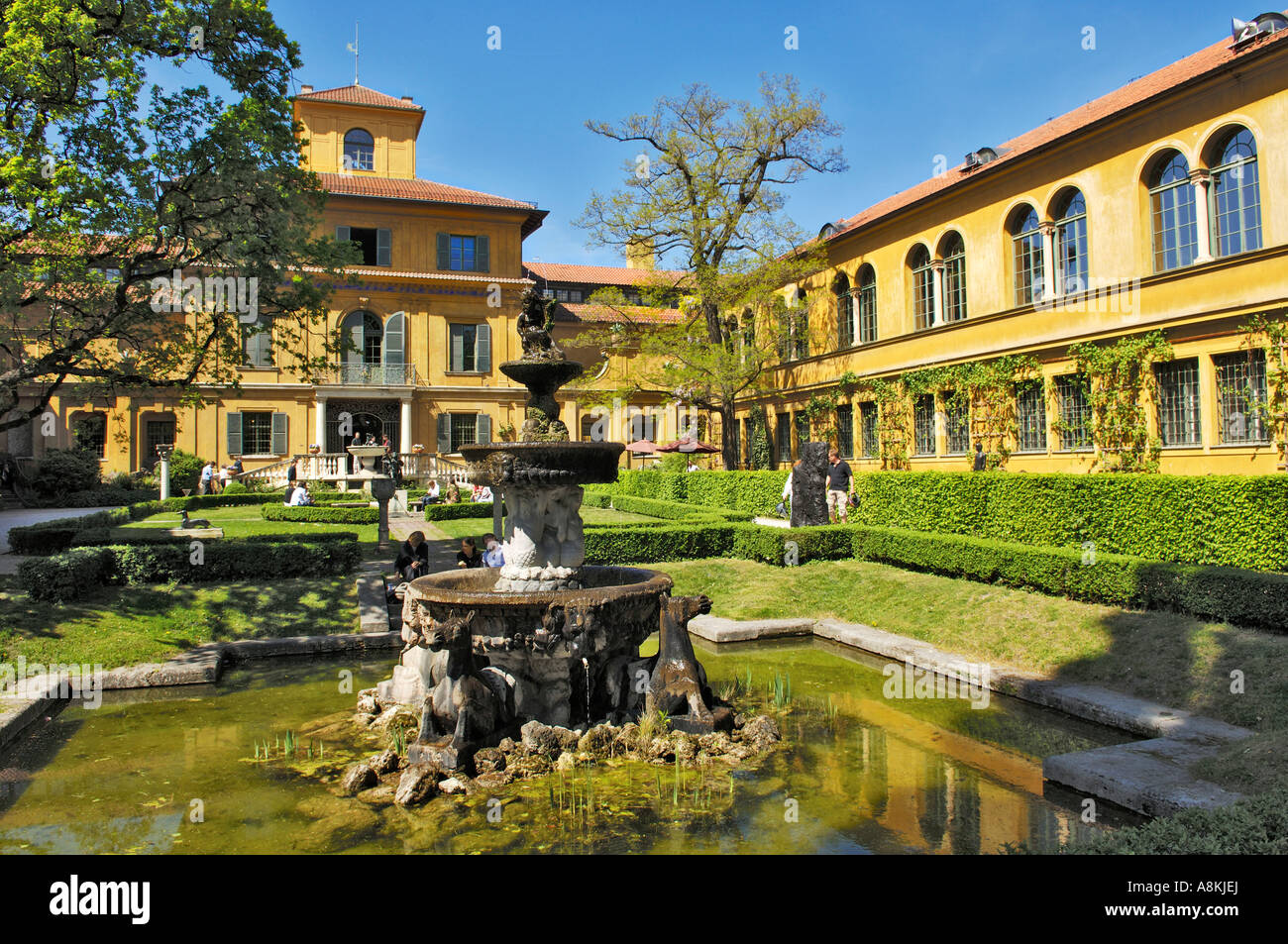 Lenbach house, Munich, Bavaria, Germany Stock Photo - Alamy