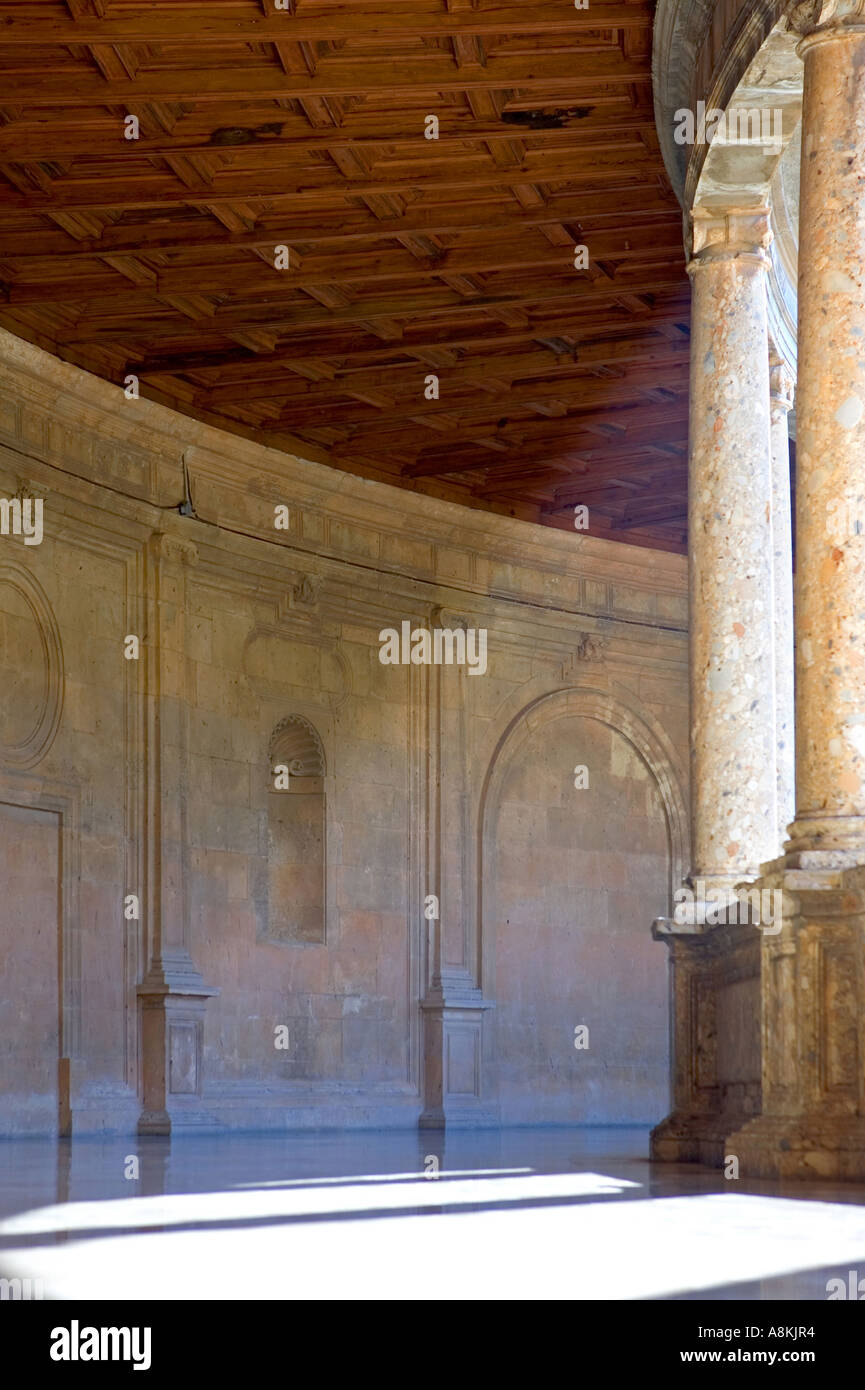 Beautiful arena and architecture of the ancient Alhambra Palace in ...