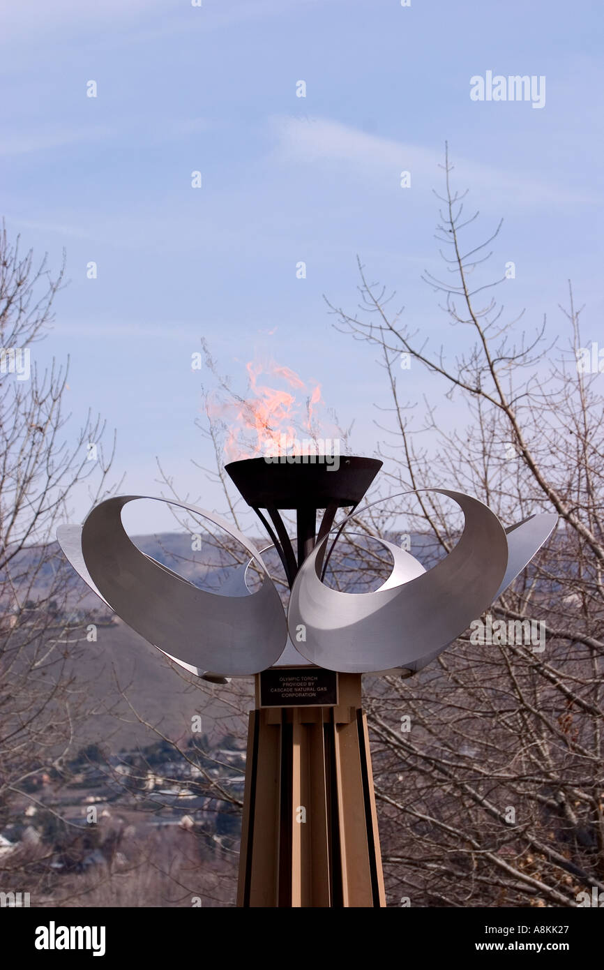 Washington States Special Olympics Torch Stock Photo - Alamy