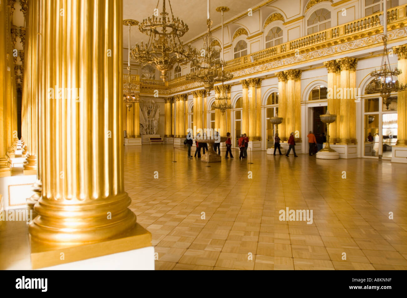 Inside the Hermitage Art Collection in the Winter Palace. Saint ...