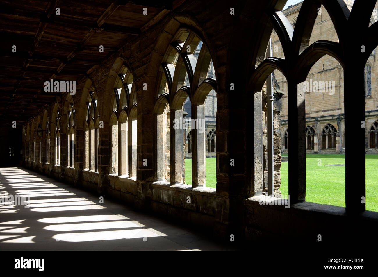 Durham Cathedral Cloisters Stock Photo - Alamy