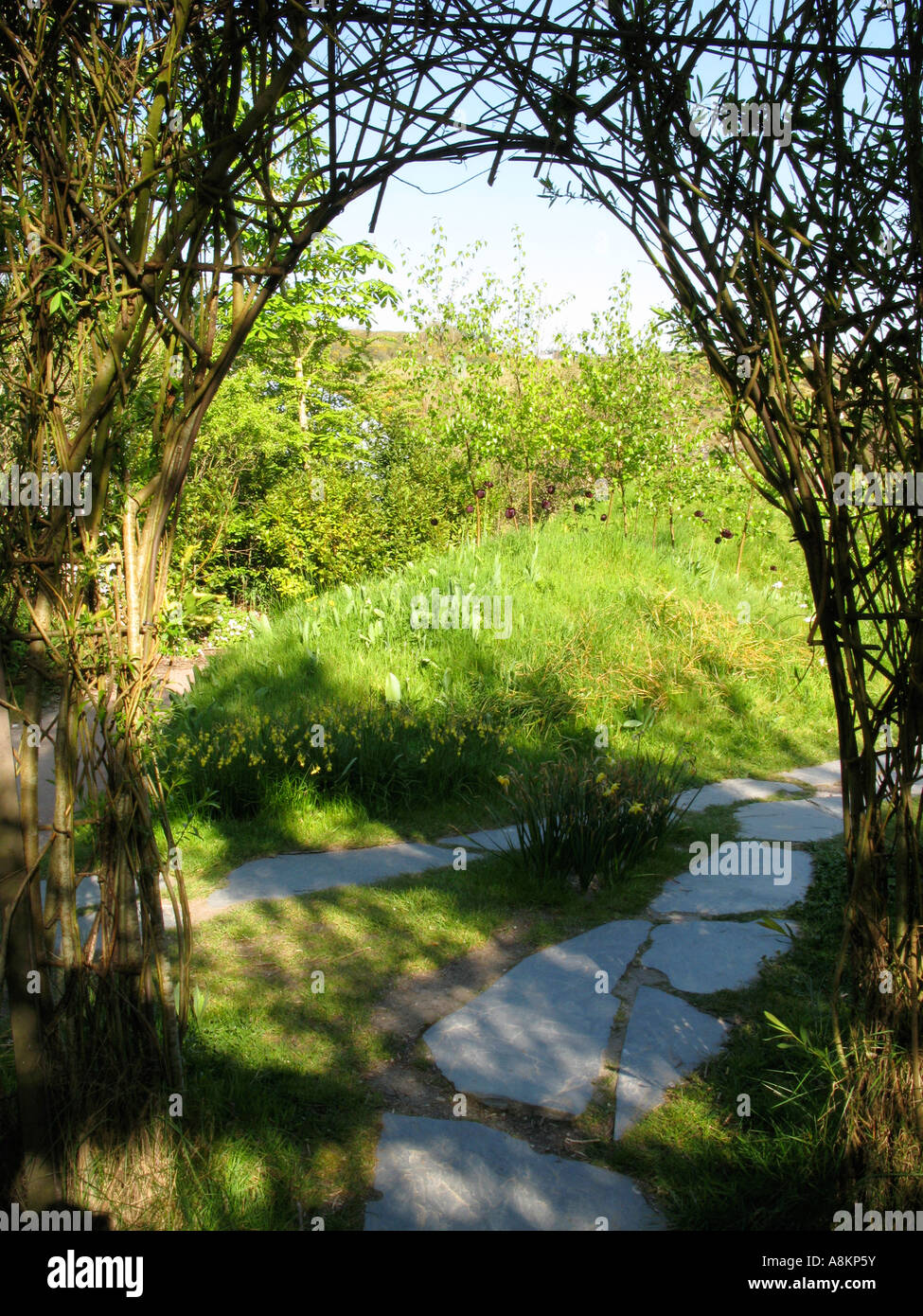Woven willow arch hi-res stock photography and images - Alamy