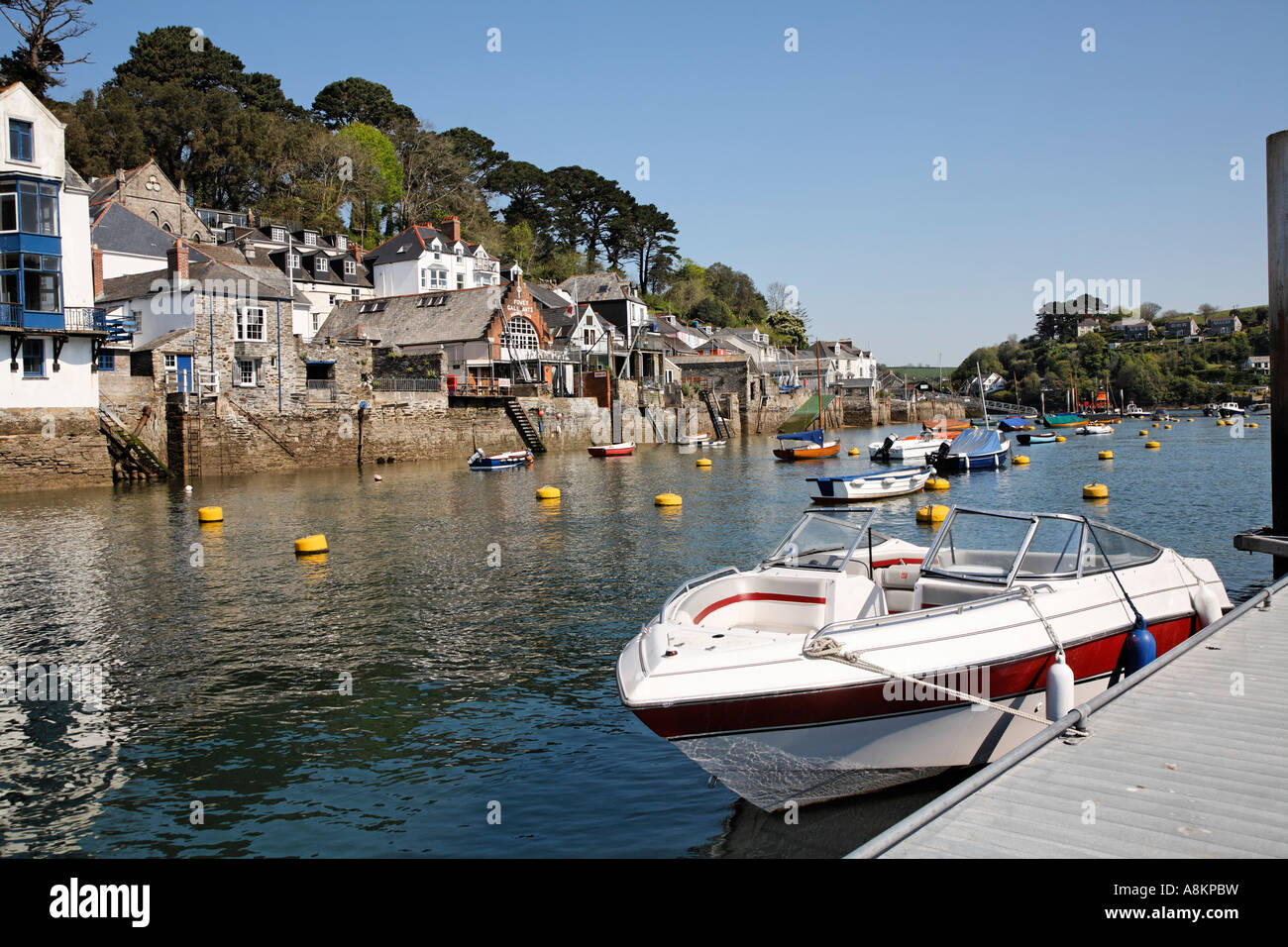 Fowey Harbour Cornwall England UK Europe Stock Photo - Alamy