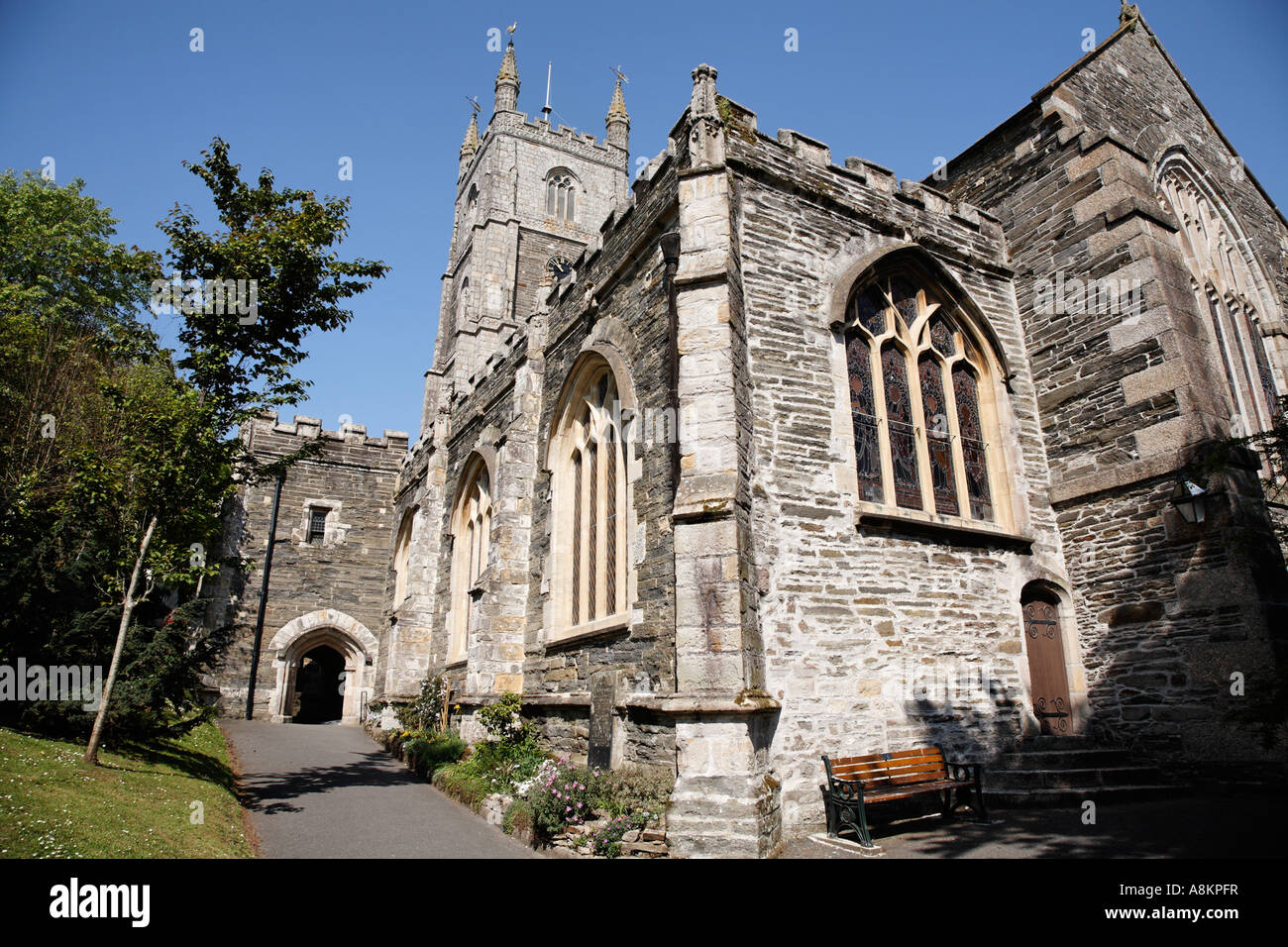 Fowey churches hi-res stock photography and images - Alamy