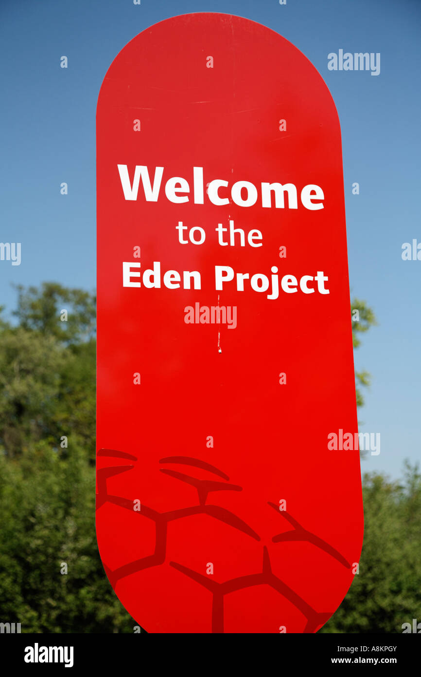Sign eden project hi-res stock photography and images - Alamy