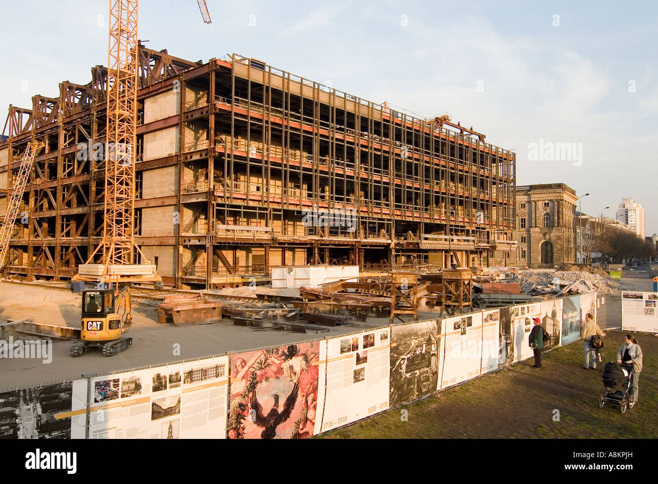 Tear down of the old parliament building of the gdr hi-res stock ...