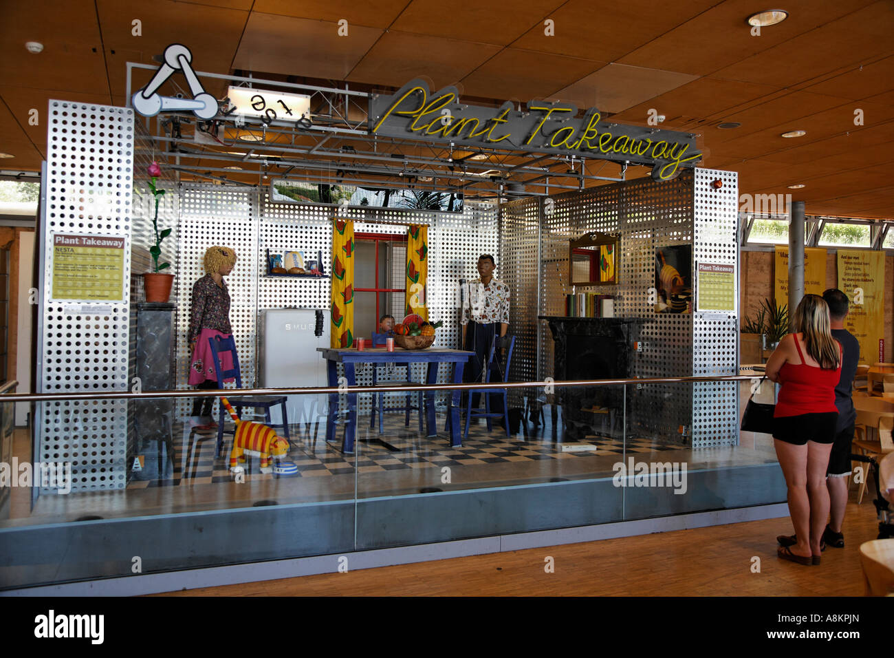 Ecofriendly Kitchen The Eden Project Cornwall U.K. Europe Stock Photo ...