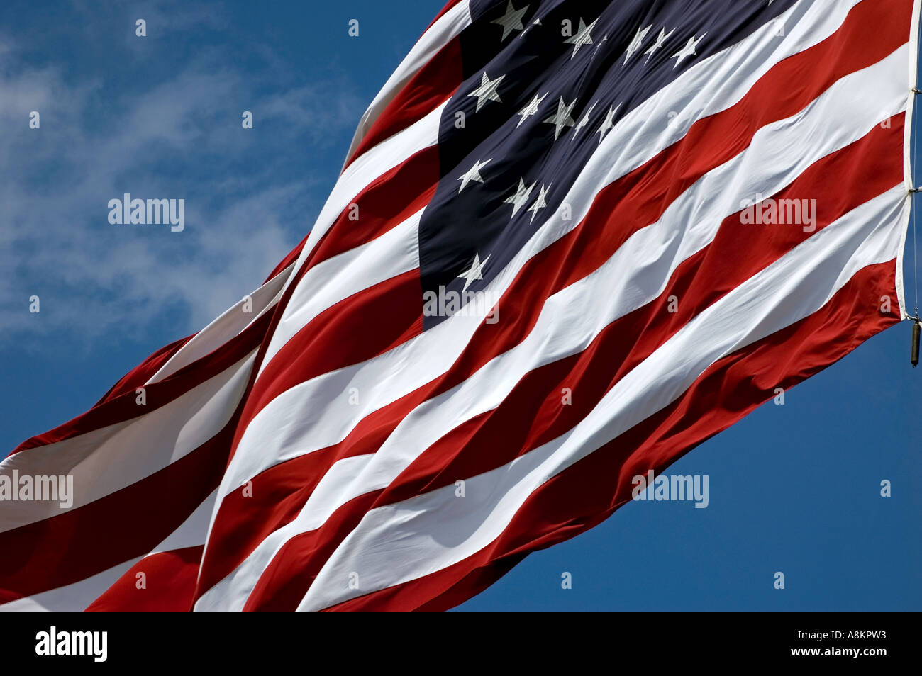 American flag close up Stock Photo - Alamy