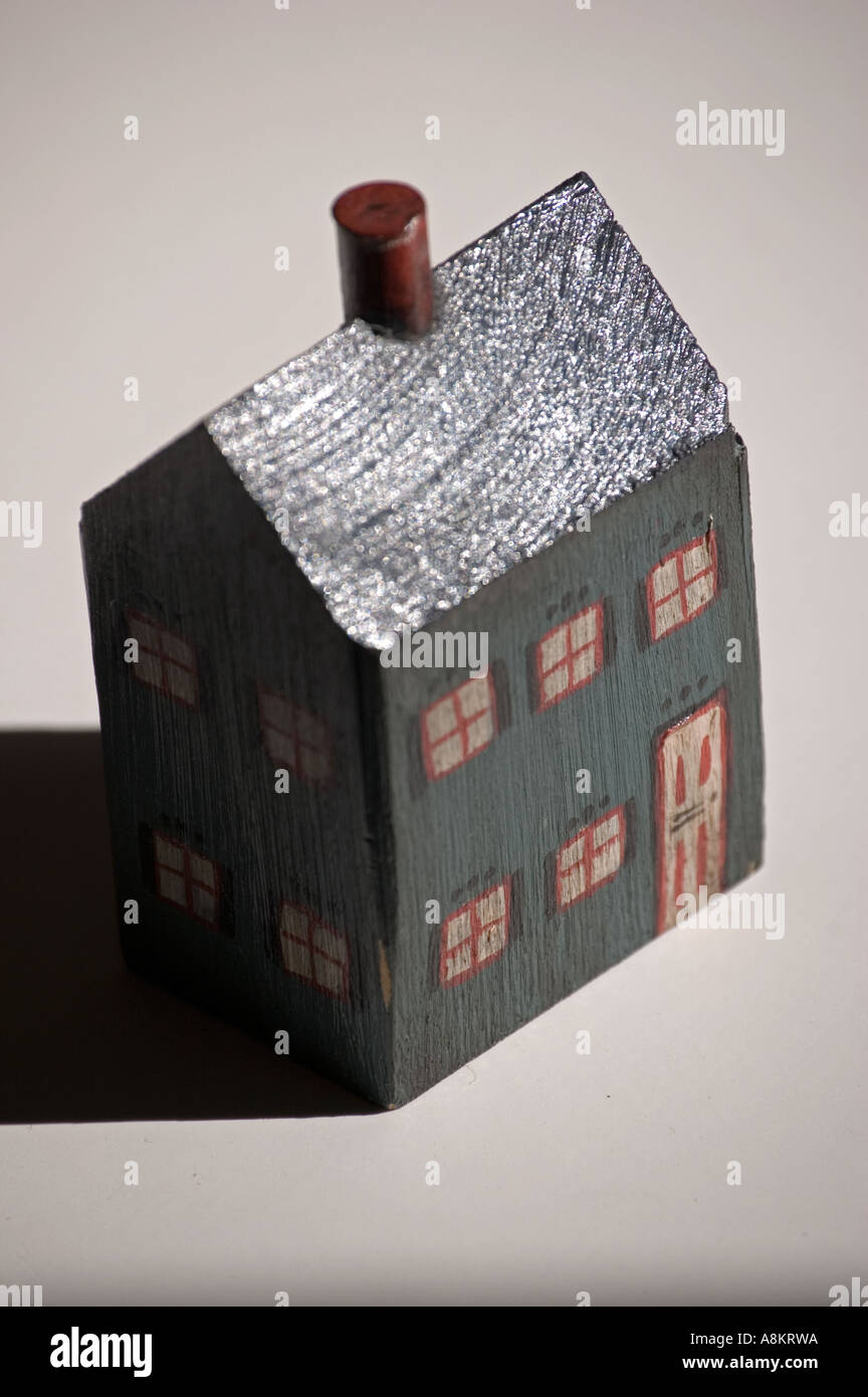 Toy wood house paint hi-res stock photography and images - Alamy