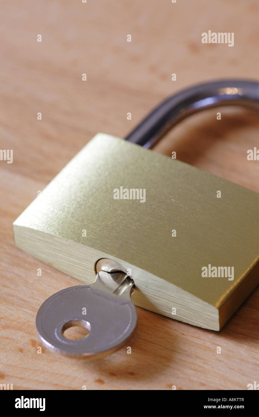 Lock and Key Stock Photo - Alamy