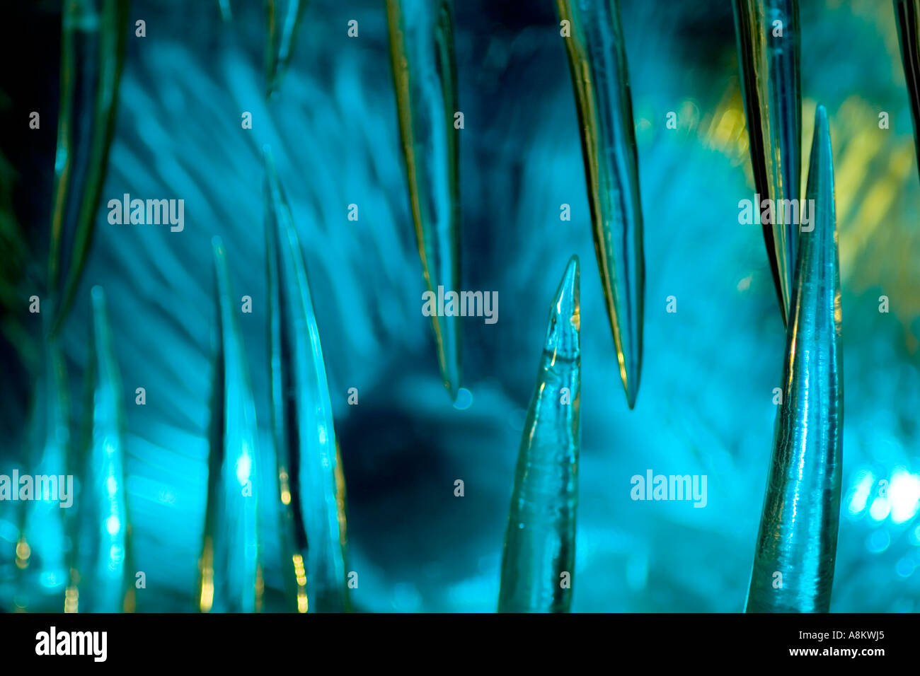 Ice teeth with selective focusing Stock Photo - Alamy