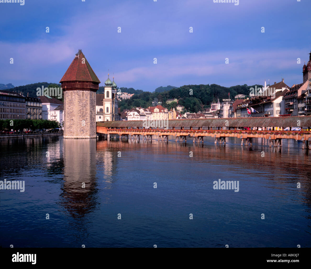 Chapel Bridge (Kapellbrücke) Luzern Switzerland Stock Photo - Alamy