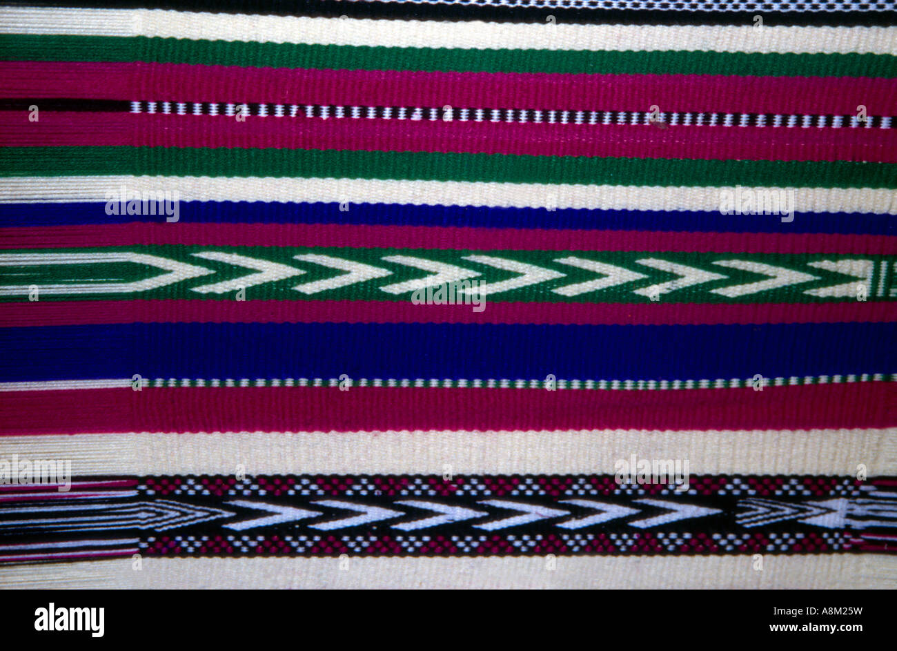 Abu Dhabi UAE Hand Woven Material At Abu Dhabi Craft Centre Stock Photo ...