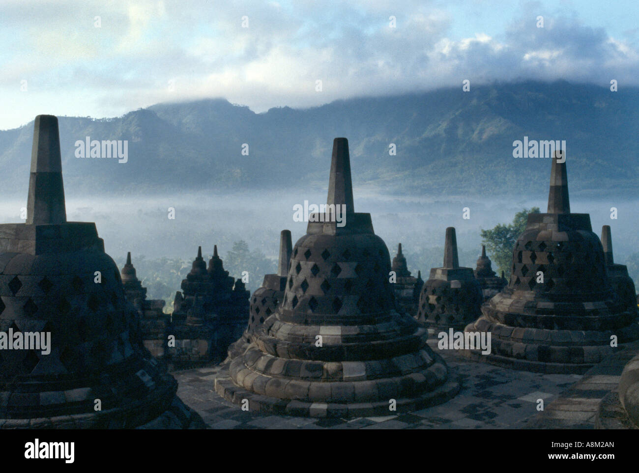 Java Indonesia Borobudur Temple Stock Photo - Alamy