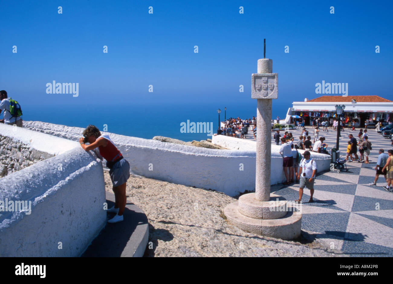 O Sitio, Nazare, Portugal Stock Photo - Alamy