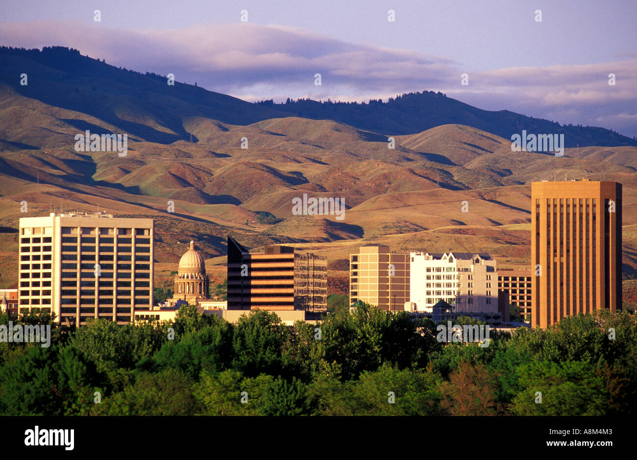 Boise Skyline Stock Photos & Boise Skyline Stock Images - Alamy