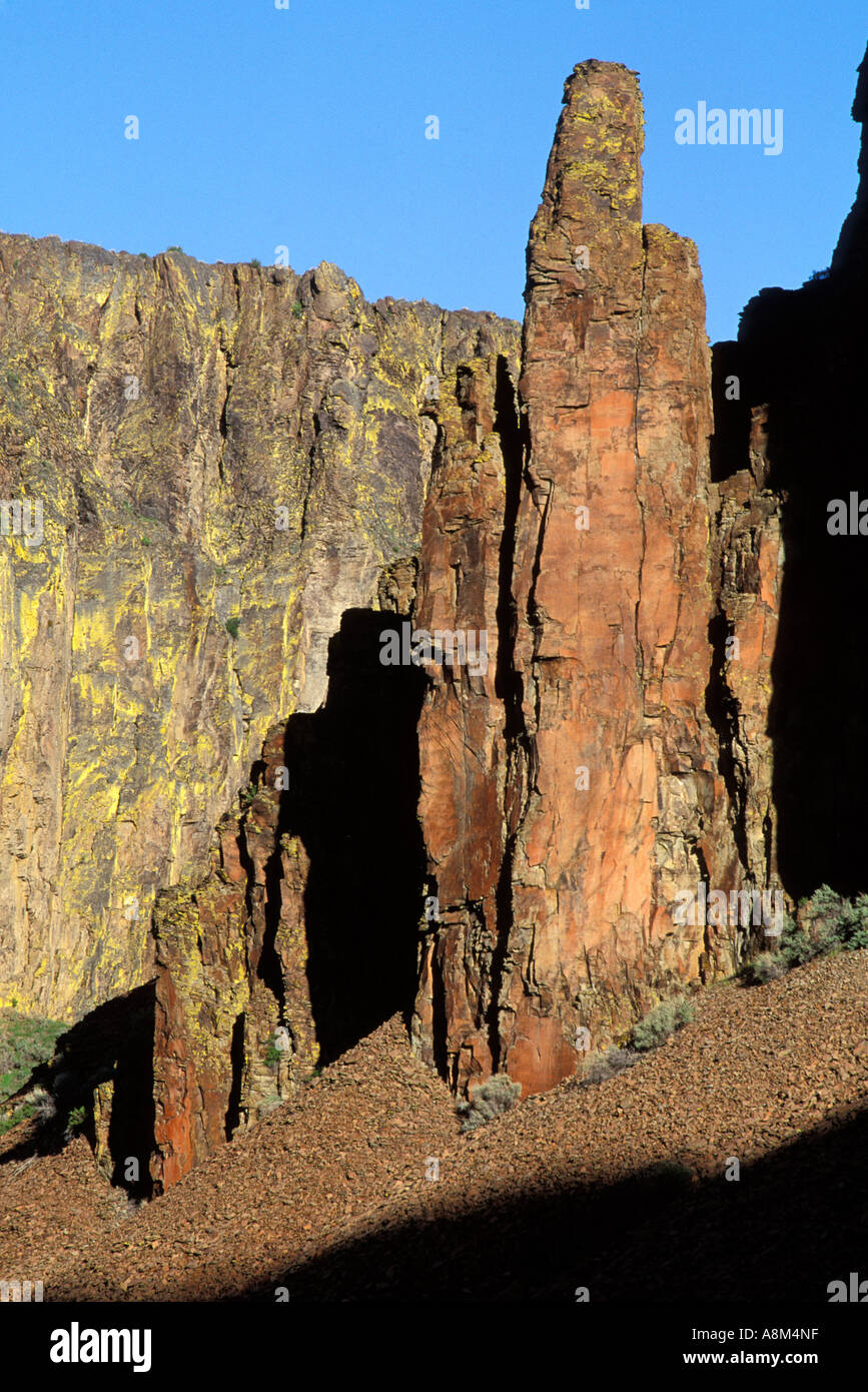 USA IDAHO View of red rock canyon Bruneau River Canyon Stock Photo - Alamy